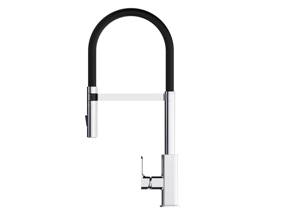 Oskar Pull Out Kitchen Mixer Chrome – The Watermark Collection